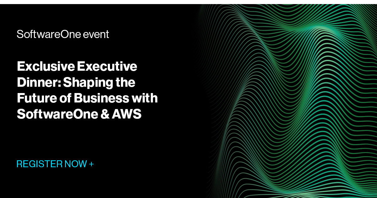 Exclusive Executive Dinner: Shaping the Future of Business with SoftwareOne & AWS | SoftwareOne ...
