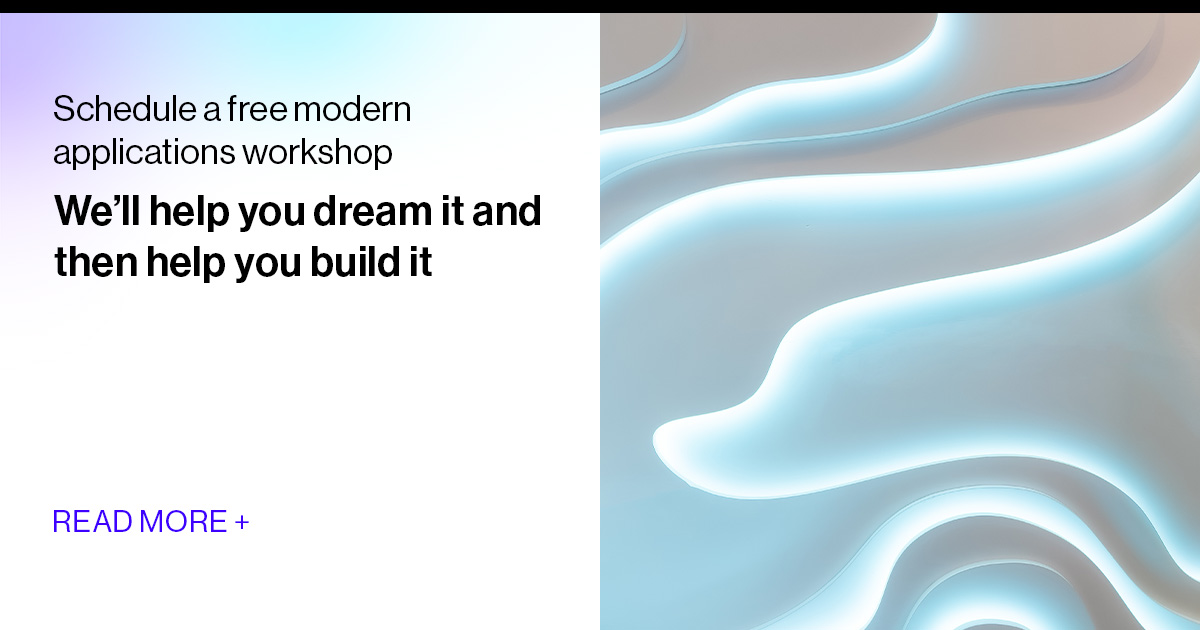 Free modern applications workshop | SoftwareOne