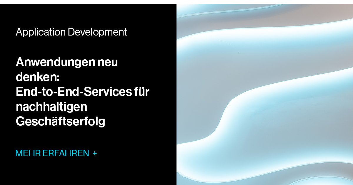 Application Development Für Unternehmen Softwareone