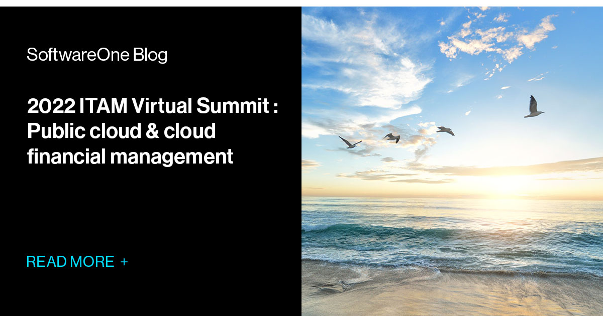2022 ITAM Virtual Summit recap: Public Cloud & Cloud Financial Management | SoftwareOne Blog