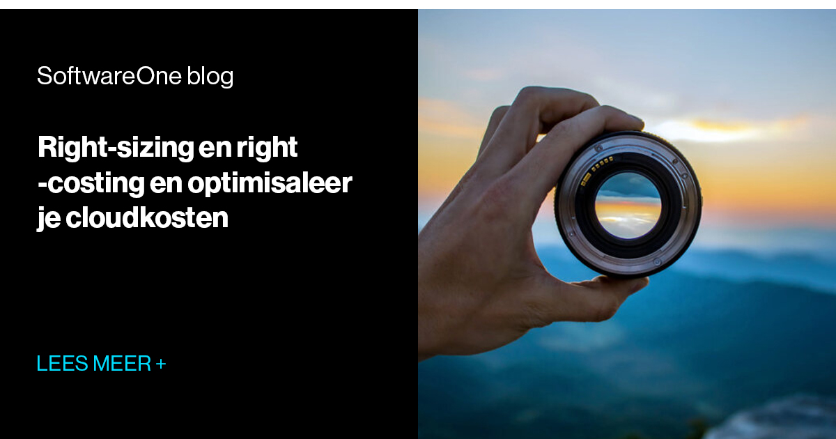 A holistic view of Cloud Cost Optimization | SoftwareOne Blog