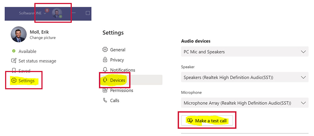 Managing your audio and video settings in Microsoft Teams | SoftwareOne ...
