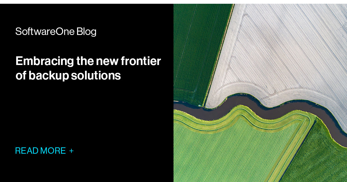 Embracing the new frontier of backup solutions | SoftwareOne Blog