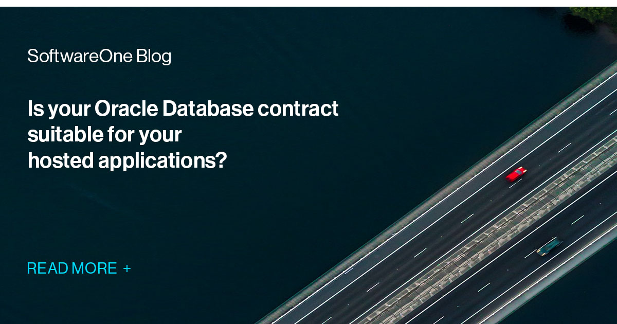 Is your Oracle Database contract suitable for your hosted applications ... Is your Oracle Database contract suitable for your hosted applications ...
