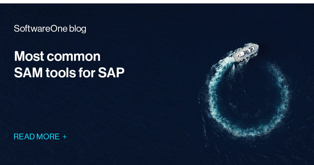 Most common SAM tools for SAP | SoftwareOne blog