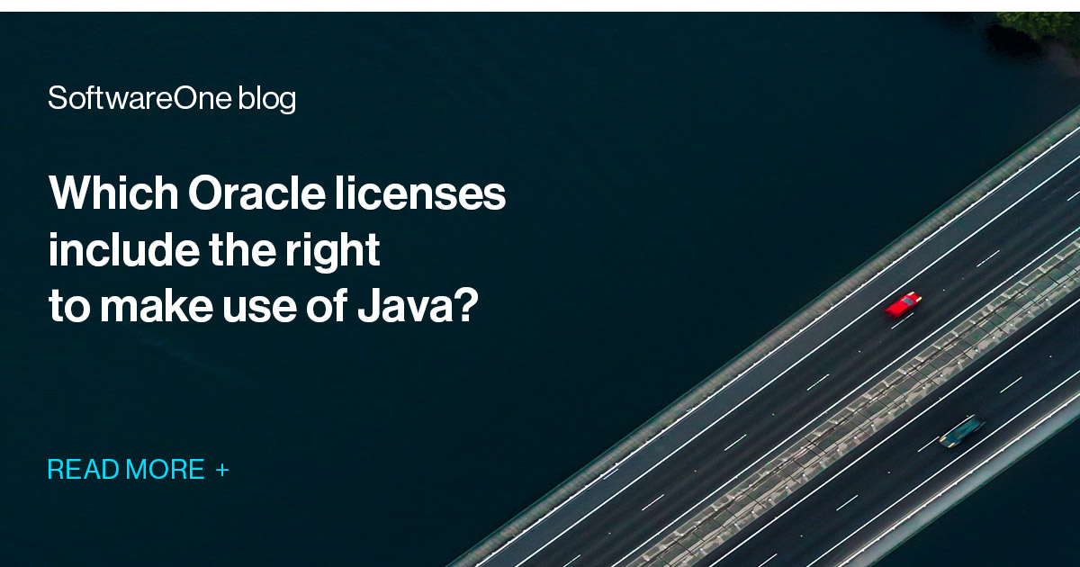 Which Oracle licenses do include the right to make use of Java ...