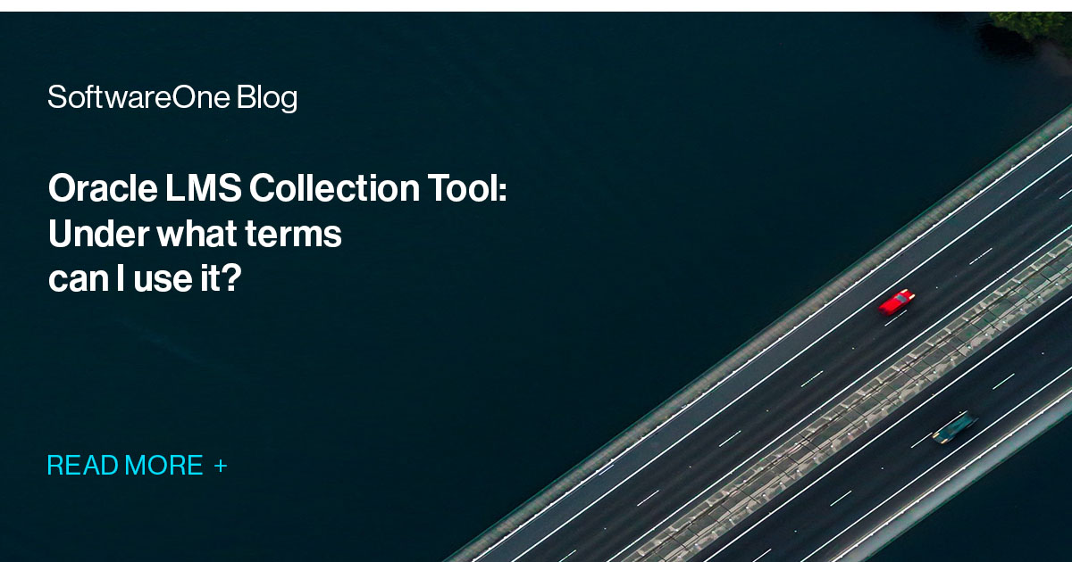 Oracle LMS collection tool - under what terms can I use it ...