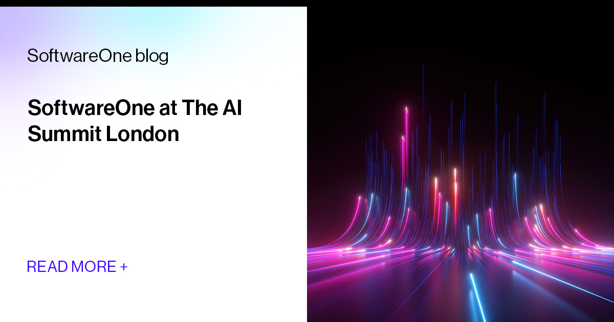 SoftwareOne at The AI Summit London | SoftwareOne blog