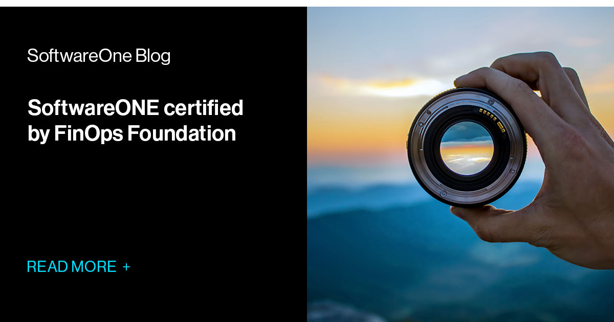 Announcing SoftwareOne as a FinOps certified service provider | SoftwareOne Blog