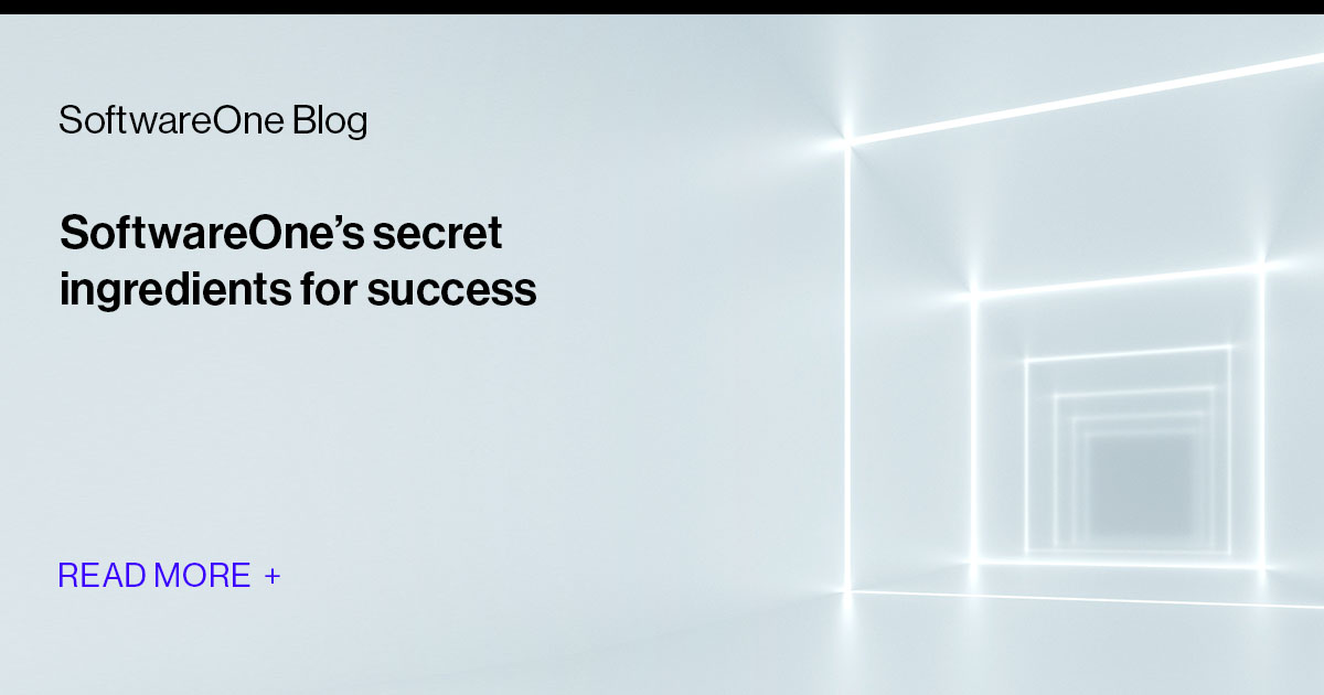 SoftwareOne’s Secret Sauce | SoftwareOne Blog