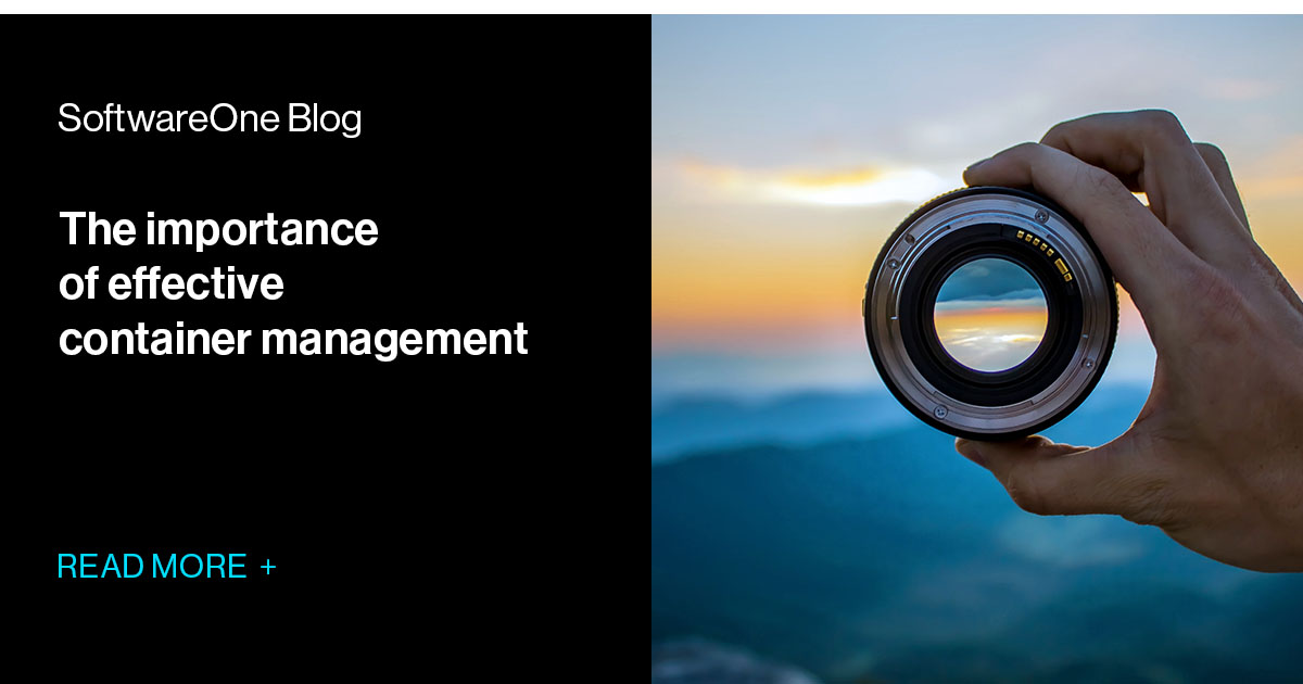 The Importance of effective container management | SoftwareOne Blog