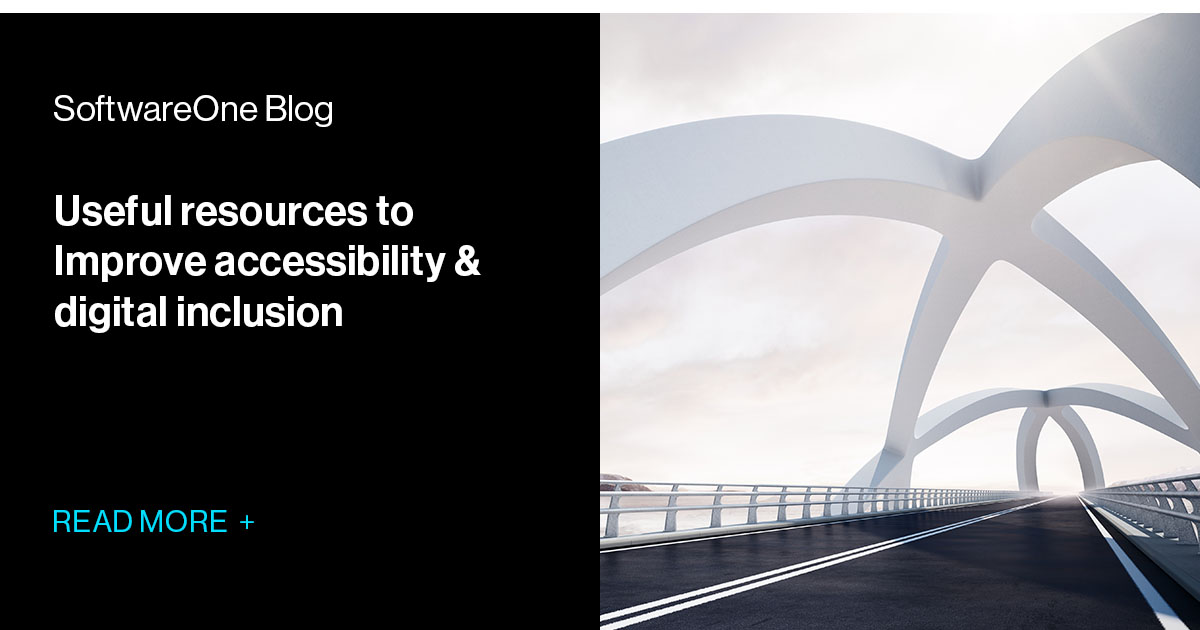 Useful list of accessibility and digital inclusion tools | SoftwareOne Blog