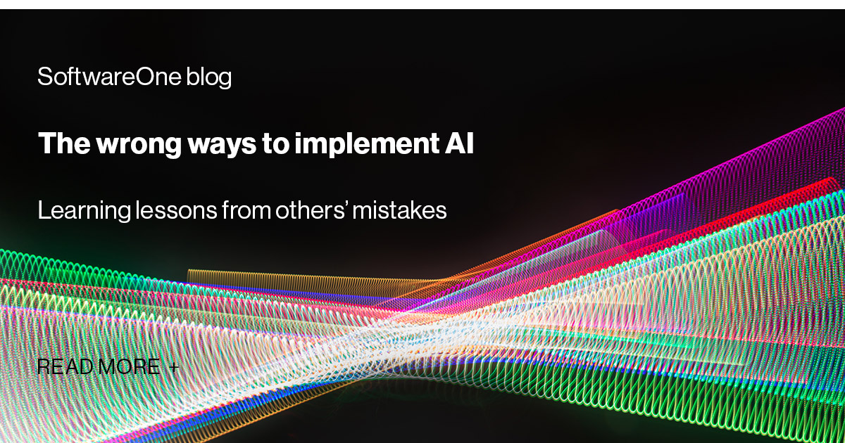 The wrong ways to implement AI: Learning lessons from others’ mistakes ...
