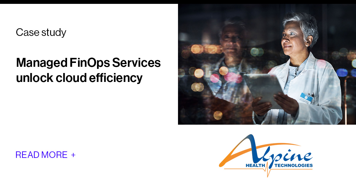 FinOps brightens cloud future for Alpine Health Technologies | SoftwareOne case study