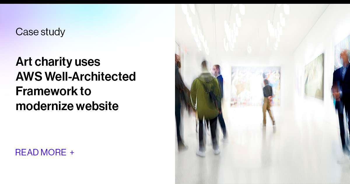 SoftwareOne improves art charity website according to the AWS Well ...