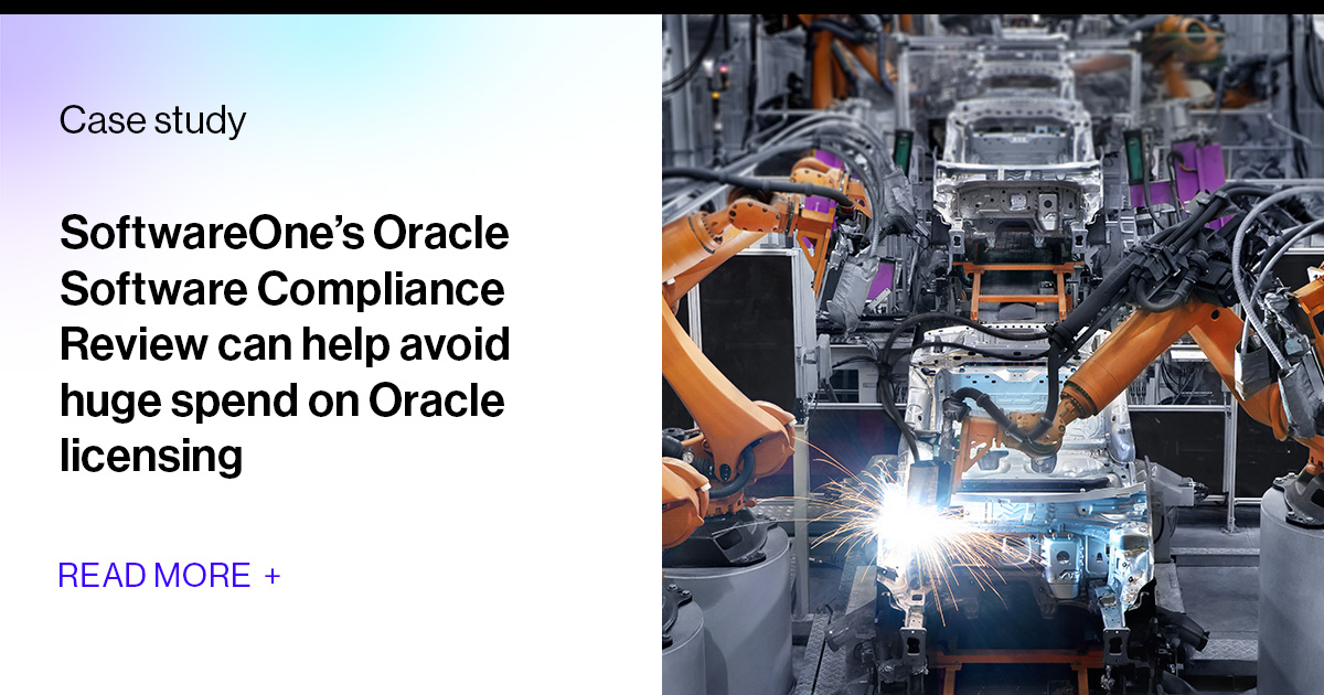 An Oracle Software Compliance Review helped avoid huge licensing spend | SoftwareOne case study