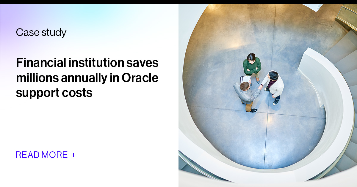 SoftwareOne Oracle advisory cuts 2M USD from support costs ...
