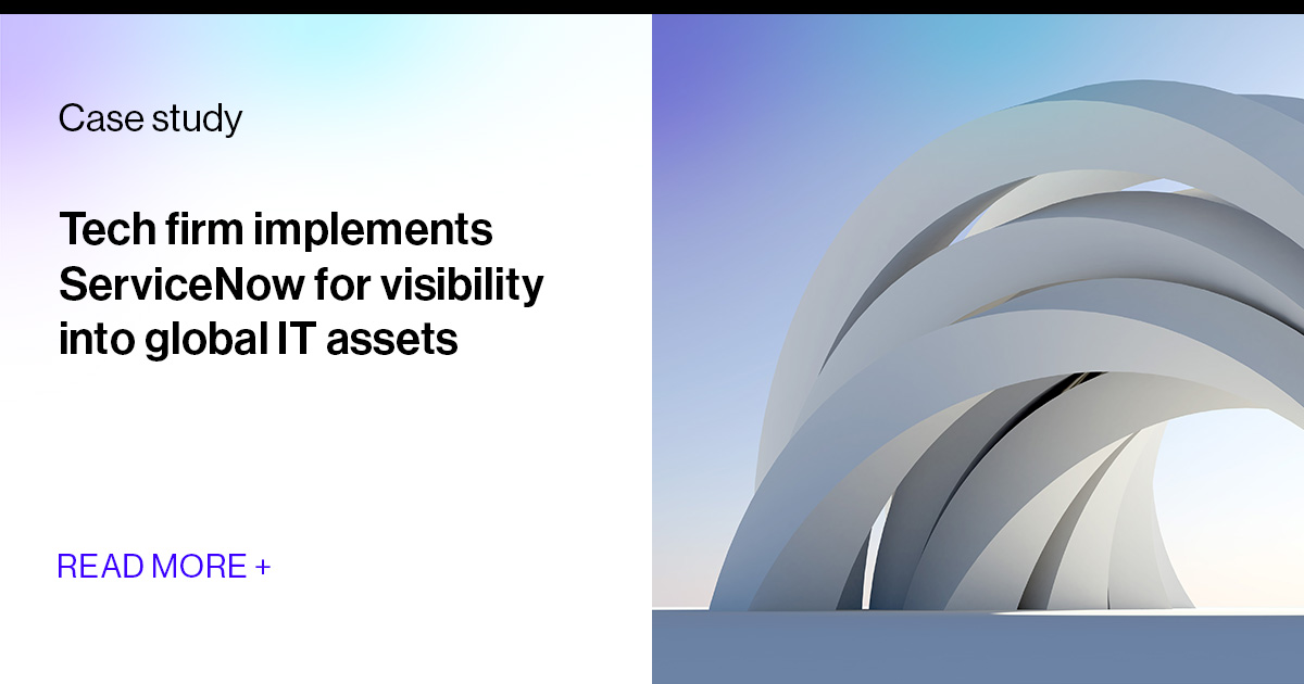 Tech firm gains control of global IT assets with ITOM | SoftwareOne ...