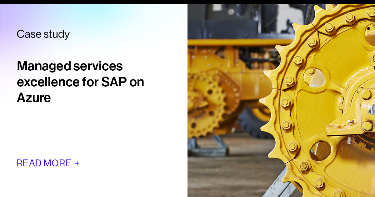 Managed services excellence for SAP on Azure | SoftwareOne case study