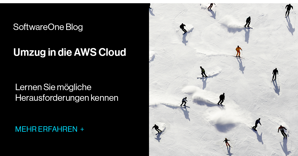 Mit SoftwareOne in die AWS Cloud | SoftwareOne blog