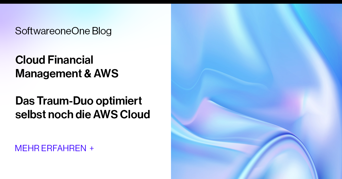 Traum Duo Aws And Finops Cloud Financial Management Softwareone Blog