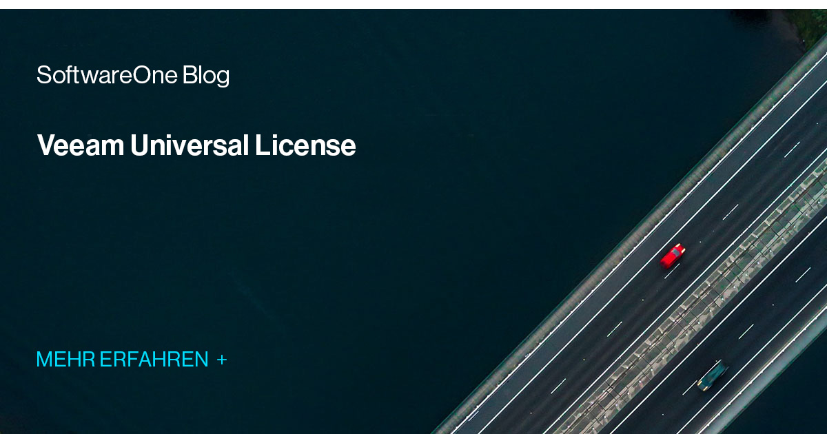 Veeam Universal License | SoftwareOne Blog