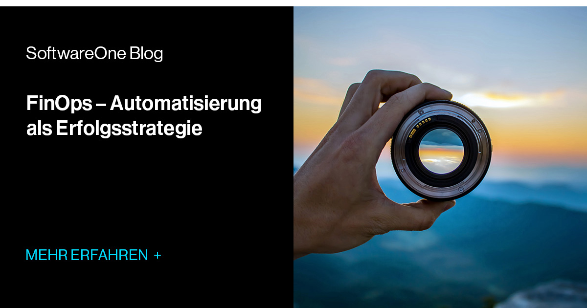 FinOps – Automatisierung als Erfolgsstrategie | SoftwareOne Blog