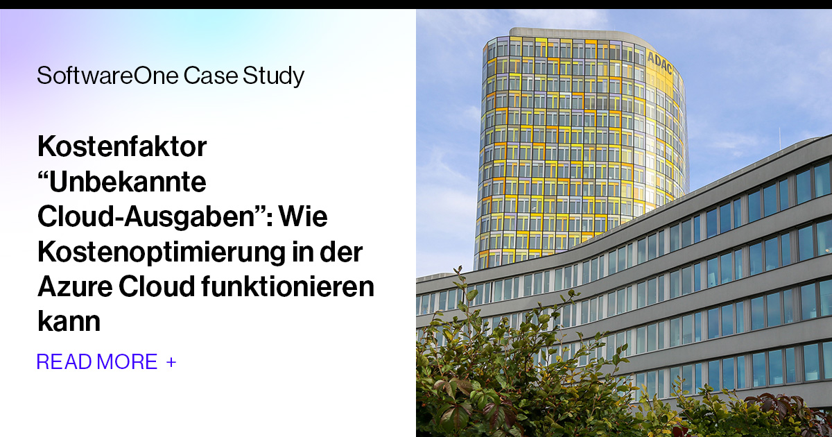 Wie Kostenoptimierung in der Azure Cloud funktionieren kann | SoftwareOne Case Study