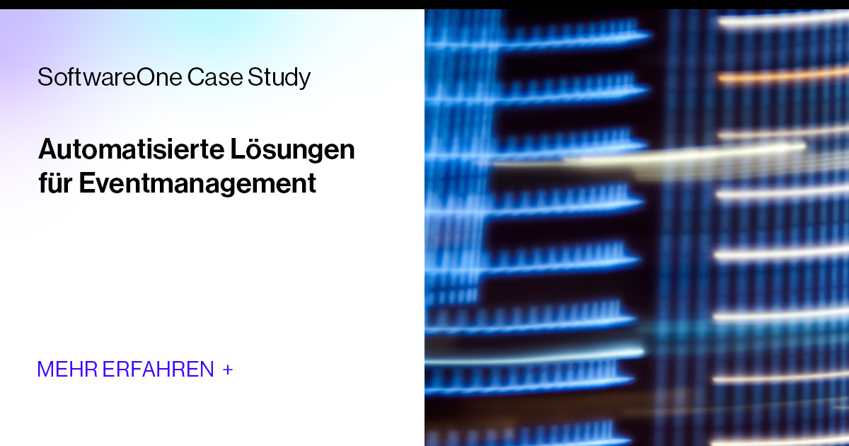 Automatisierte Lösungen für Eventmanagement | SoftwareOne case study