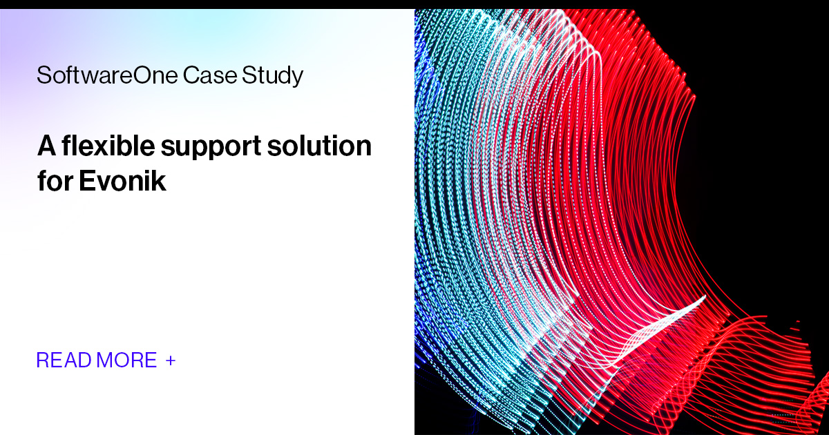 A Flexible support solution for Evonik | SoftwareOne Case Study