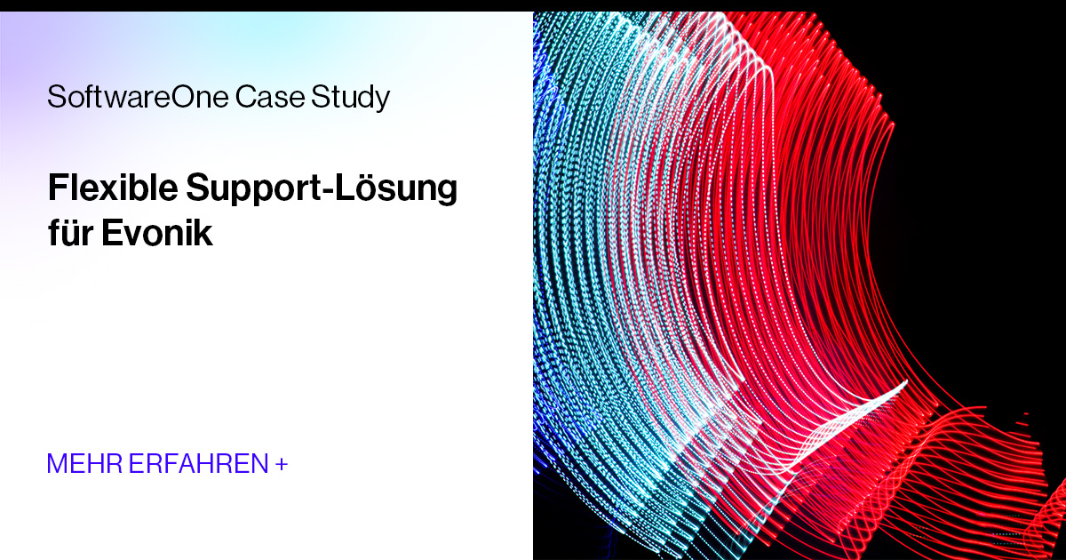 Flexible Support-Lösung für Evonik | SoftwareOne Case Study