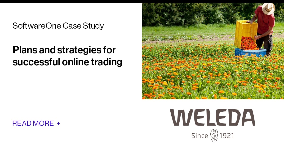 Weleda: Plans and strategies for successful online trading | SoftwareOne case study