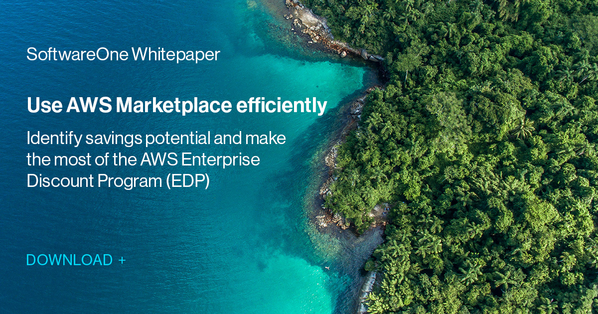 Use AWS Marketplace efficiently I SoftwareOne Whitepaper