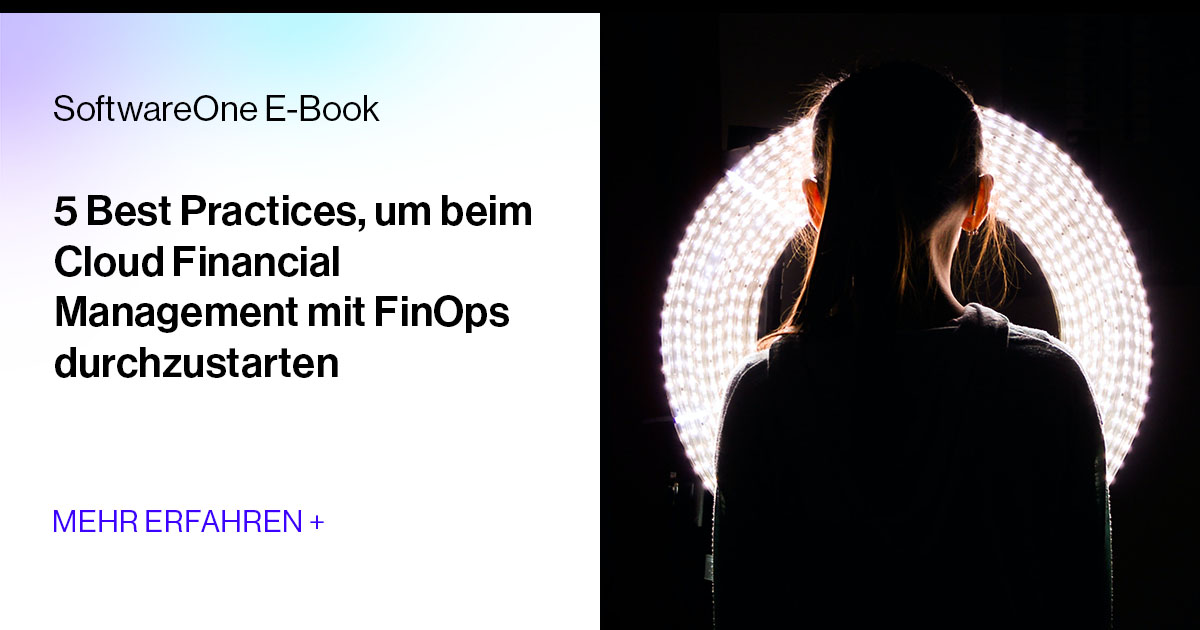 Wie Sie mit FinOps durchstarten | SoftwareOne E-Book