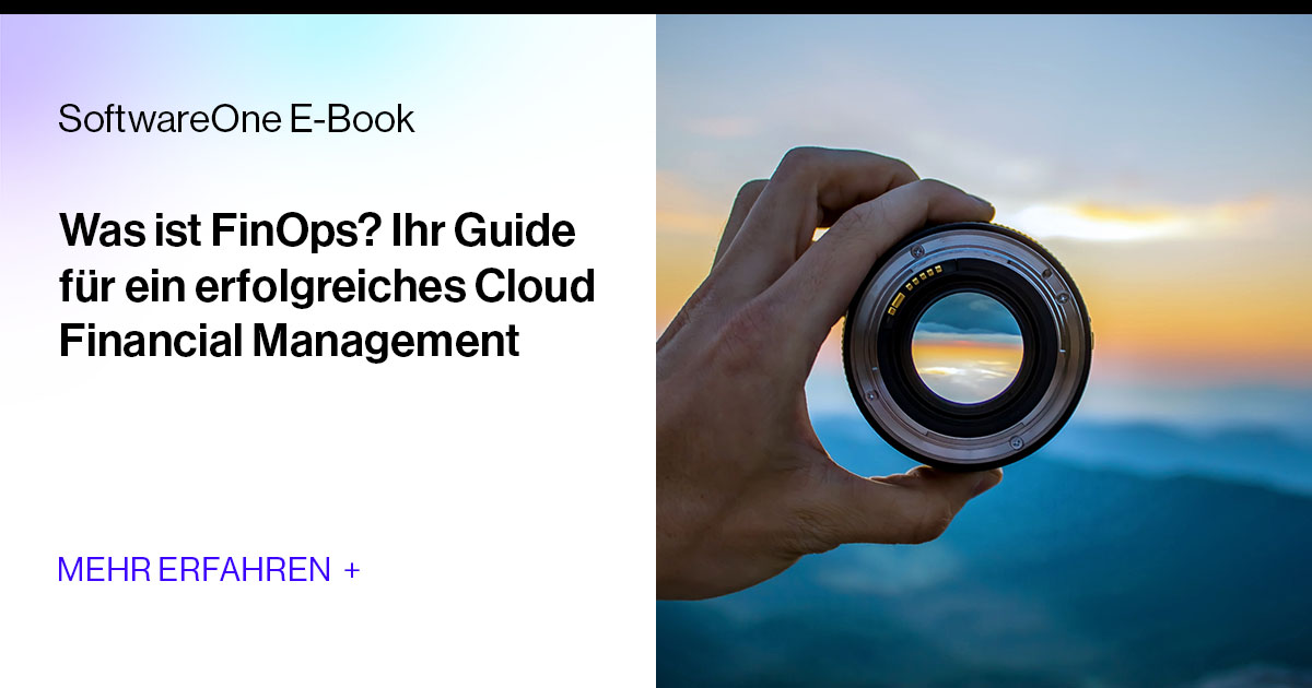Was ist FinOps? | SoftwareONE E-Book