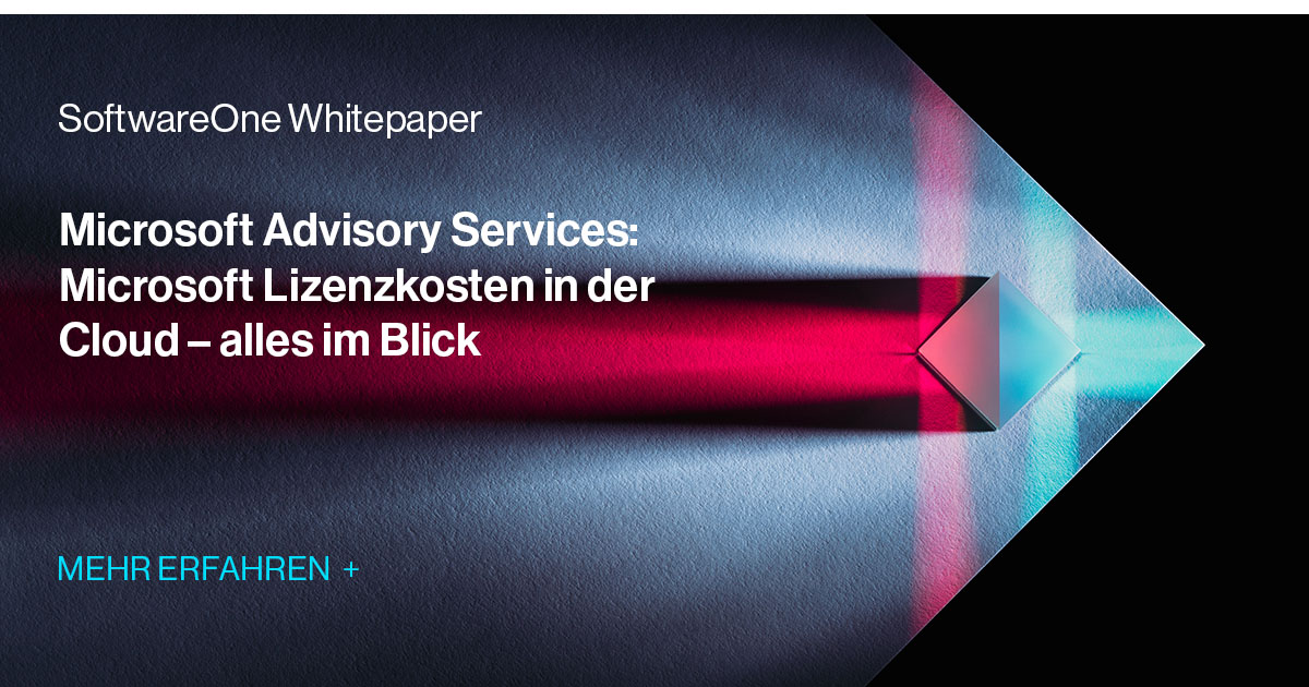 Microsoft Lizenzkosten in der Cloud | SoftwareOne Whitepaper Microsoft Lizenzkosten in der Cloud | SoftwareOne Whitepaper