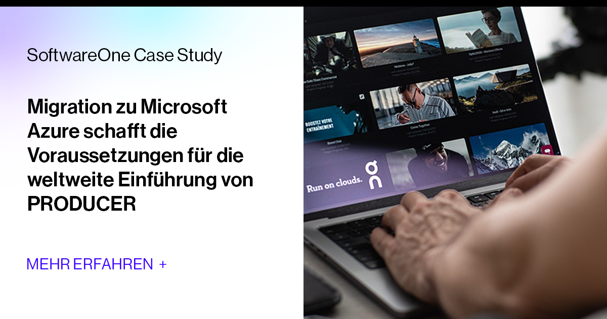 Bühne Frei Für Die Internationale Premiere Von Producer Softwareone
