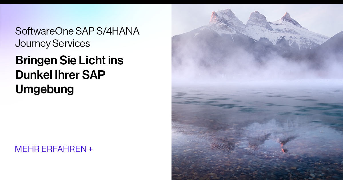 SAP S/4HANA Journey Services | SoftwareOne