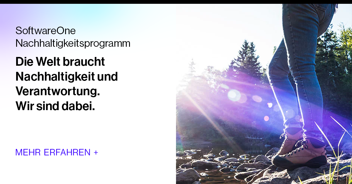 Das SoftwareOne ESG Programm | SoftwareOne