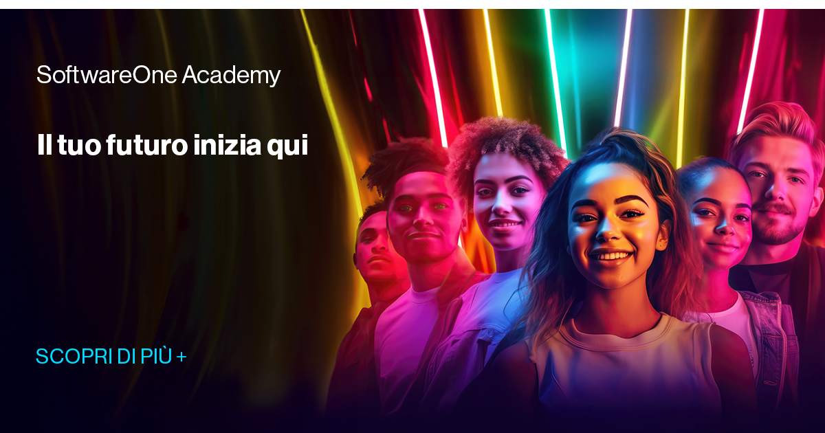 SoftwareOne Academy. Il tuo futuro inizia qui | SoftwareOne