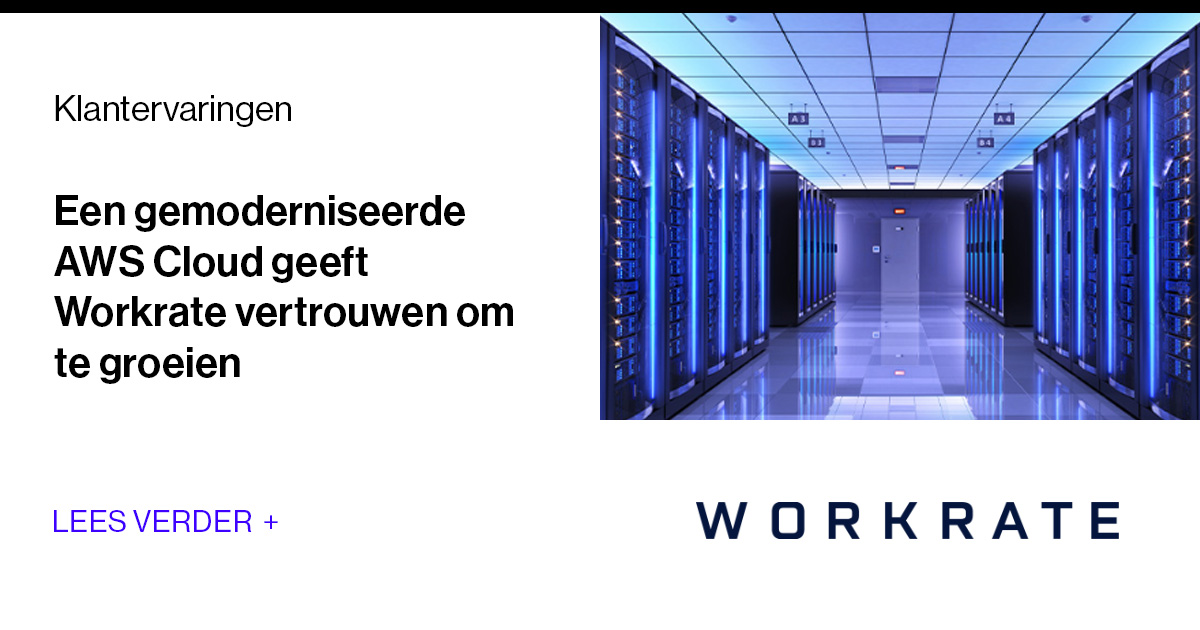 Een gemoderniseerde AWS Cloud geeft Workrate vertrouwen om te groeien | SoftwareOne case study