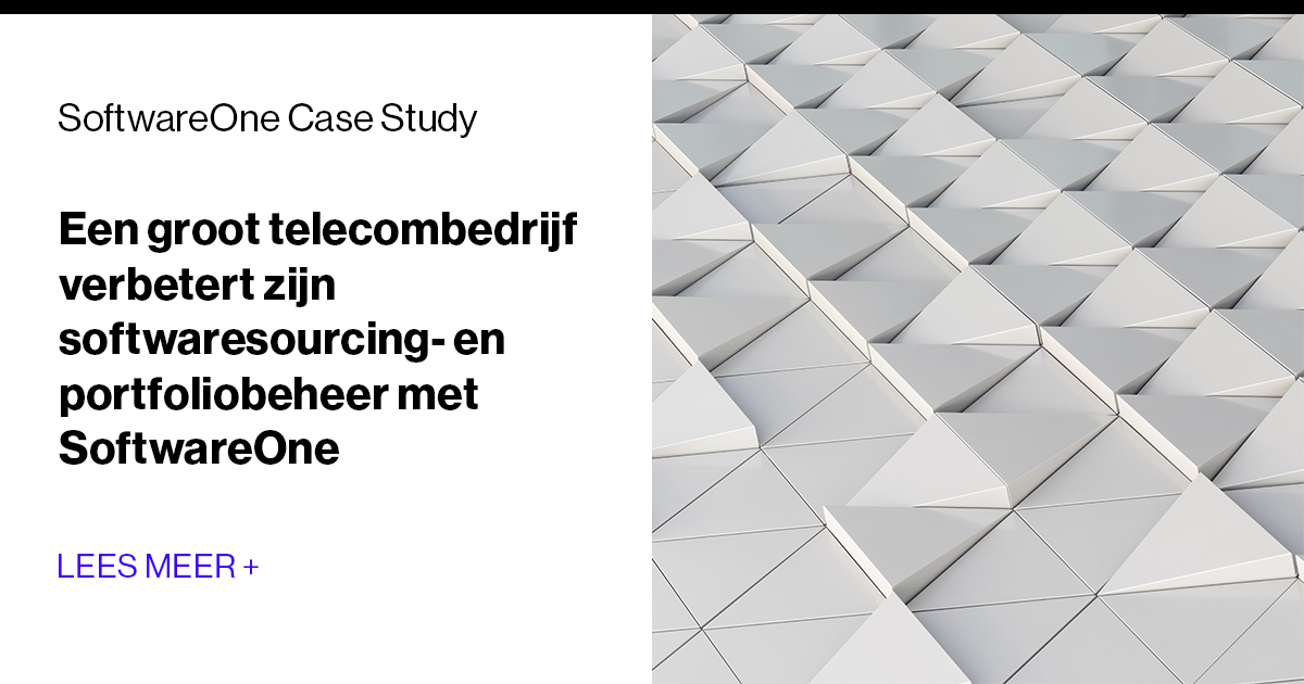 Een groot telecombedrijf verbetert zijn softwaresourcing- en portfoliobeheer met SoftwareOne ...