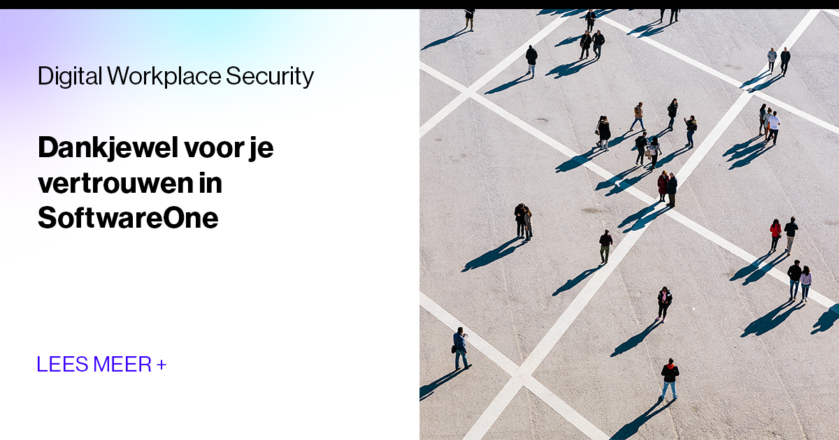 Dankjewel voor je vertrouwen | SoftwareOne