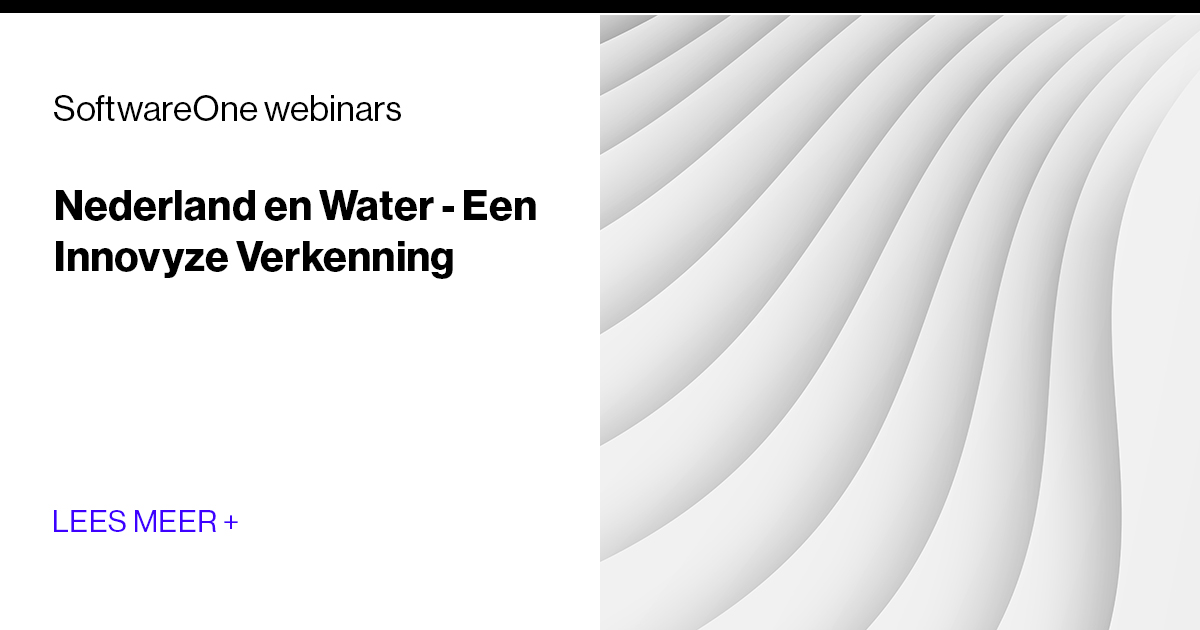 Webinar Autodesk Innovyze | SoftwareOne webinar