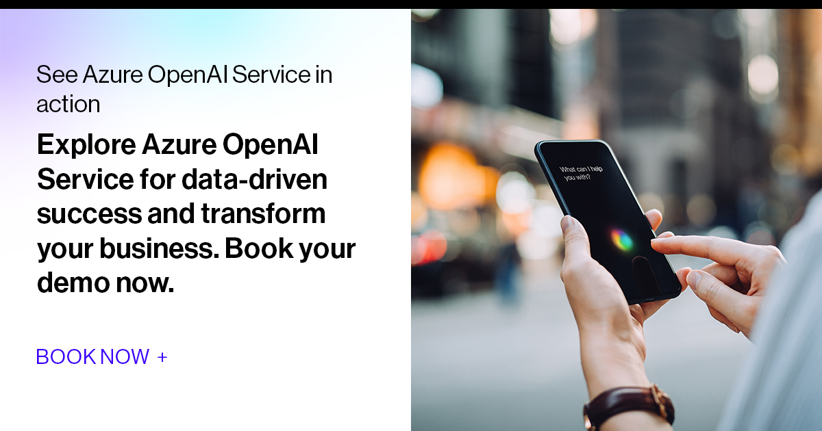 See Azure OpenAI Service in action | SoftwareOne