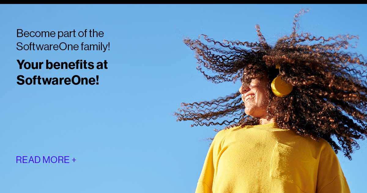 Your benefits at SoftwareOne | SoftwareOne