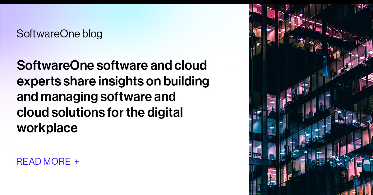 Enterprise software and cloud trends | The SoftwareOne blog