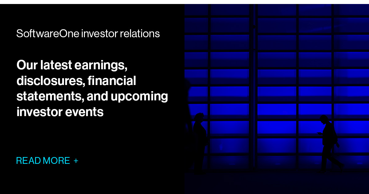 Investor Relations | SoftwareOne