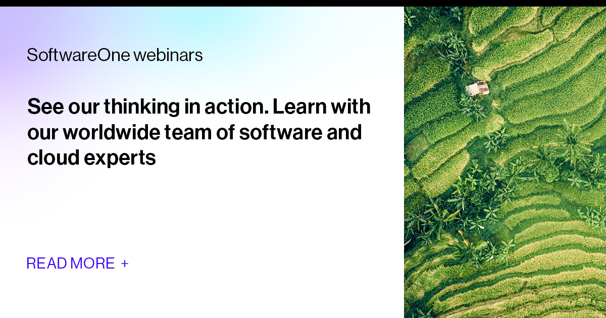 Webinars | SoftwareOne