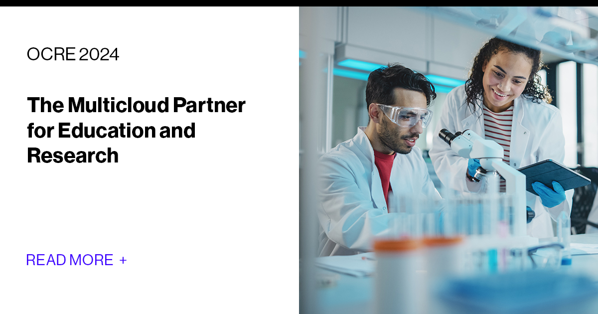 OCRE 2024: Multicloud-Lösungen für Bildung und Forschung